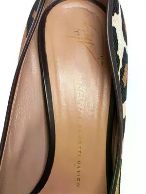GIUSEPPE ZANOTTI 105mm Leopard-print Pumps