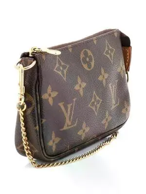 LOUIS VUITTON Pochette Accessoires Monogram Canvas Mini Clutch