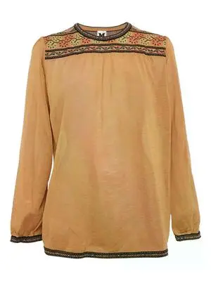 Missoni Intarsia Knit Top - Brown