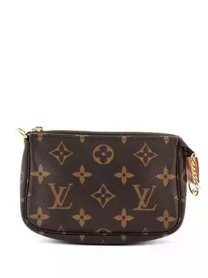 LOUIS VUITTON Pochette Accessoires Monogram Canvas Mini Clutch