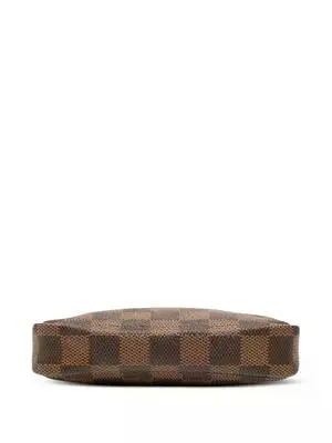 LOUIS VUITTON 2012 Damier Ebene Mini Pochette Accessoires - Brown