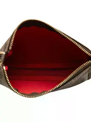 LOUIS VUITTON 2012 Damier Ebene Mini Pochette Accessoires - Brown
