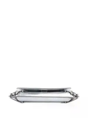 Givenchy Voyou East West Clutch Bag In Crocodile Embossed Leather
