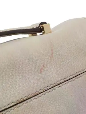 Kate Spade New York Leather Shoulder Bag With Top Handle And Drawstring Detail
