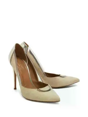 AQUAZZURA Suede High Stiletto Heel Pumps