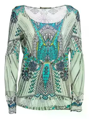Roberto Cavalli Floral-print Top