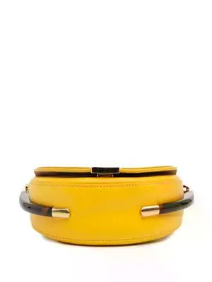 Fendi Leather Moonlight Crossbody Bag - Yellow