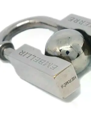 Hermès Pre-owned 2001 Earth Cadena Padlock - Silver