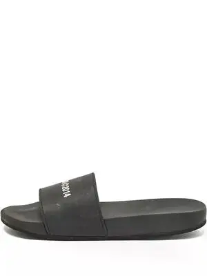 Axel Arigato Logo-print Slides - Black