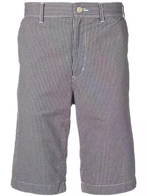 Comme Des Garçons Gingham Checked Tailored Shorts