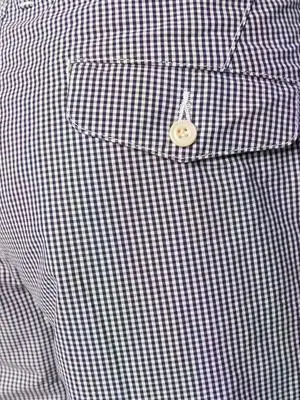 Comme Des Garçons Gingham Checked Tailored Shorts