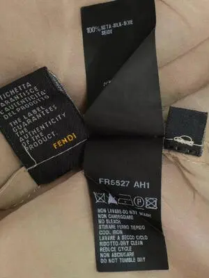 Fendi Silk Drawstring Trousers