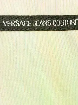 Versace Ribbed-cuffs Trousers