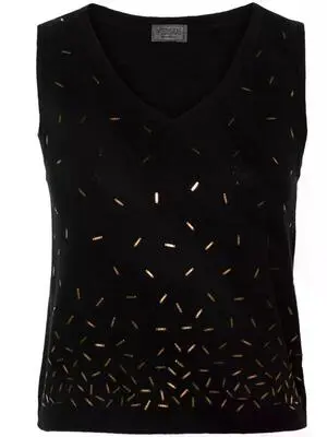 Versace V Neck Vests For Women
