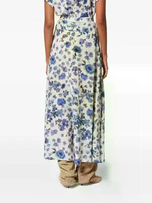 Isabel Marant Étoile Sakura Floral-print Maxi Skirt - Neutrals