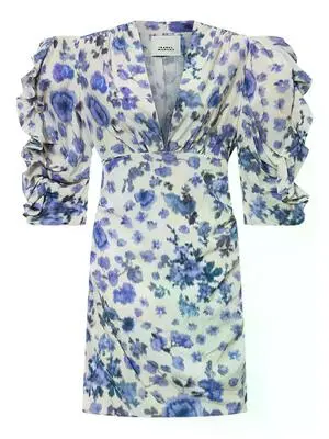 Isabel Marant Étoile X Doris Ruffled Dress - Neutrals
