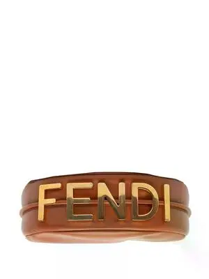 Fendi Small Leather Graphy Hobo Bag