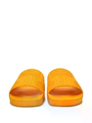 Bottega Veneta Geometric-pattern Slides