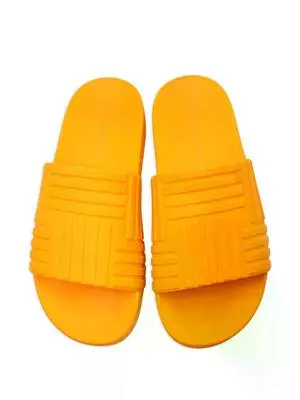 Bottega Veneta Geometric-pattern Slides
