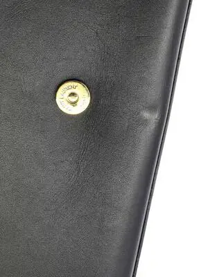 Saint Laurent Classic Monogram Tassel Leather Long Clutch Bag