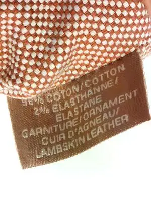 Hermès 2010s Leather-trimmed Scrunchie