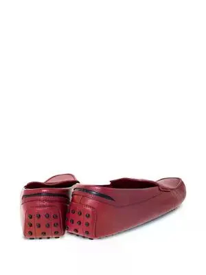 TOD'S Leather Loafers With Gommino Sole