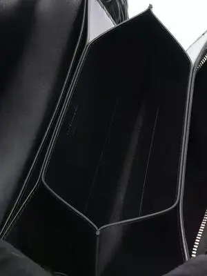 JIL SANDER Leather Shoulder Bag With Tassel Detail