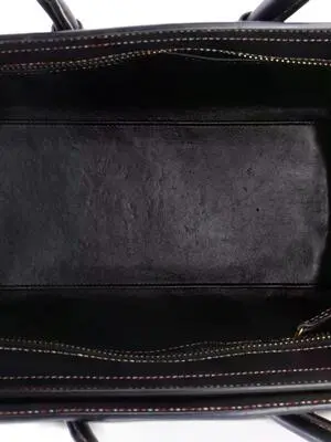 Celine Luggage Micro Tote Bag - Black