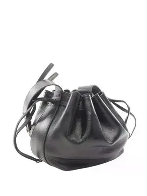 Givenchy Small Leather Pumpkin Bucket Bag - Black