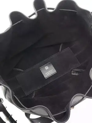 Givenchy Small Leather Pumpkin Bucket Bag - Black