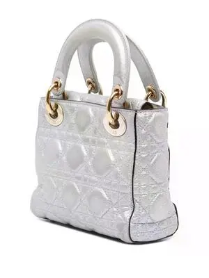 Dior 2017 Mini Lady Satchel - Silver