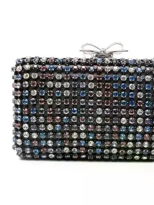 SELF-PORTRAIT Chainmail Crystal-embellished Mini Clutch