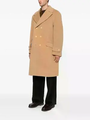 ROMEO GIGLI 1990s Double-breasted Coat - Brown
