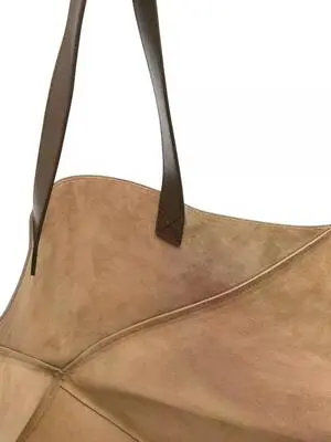Loewe Xl Puzzle Fold Tote Bag - Brown