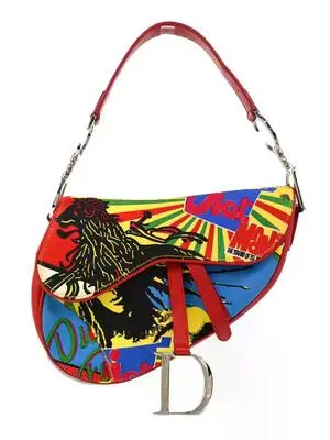 Dior Mania Saddle Handbag - Red