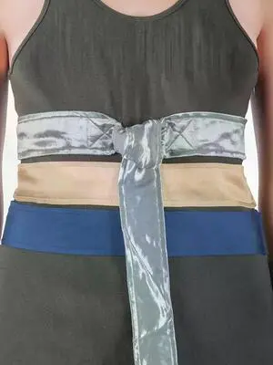 Celine Racerback Belted Top - Brown