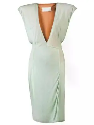 MAISON MARGIELA Archive V-neck Dress - Green