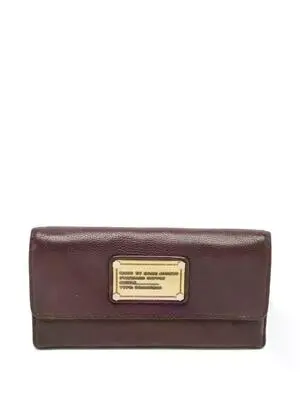 Marc Jacobs Pre-owned Marc Leather Continental Wallet - Red
