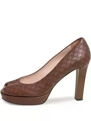 Gucci 110mm Peep-toe Platform Pumps