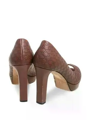 Gucci 110mm Peep-toe Platform Pumps