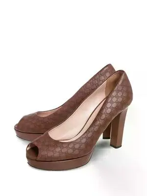Gucci 110mm Peep-toe Platform Pumps
