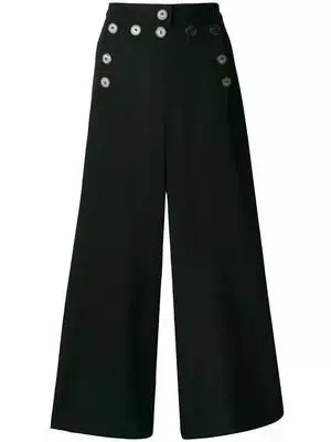 Jean Paul Gaultier Black Wash Pants For Women