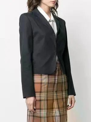 Fendi 1990 Single-breasted Cropped Jacket