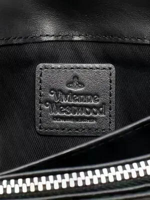 VIVIENNE WESTWOOD Bi-fold Saffiano-leather Long Wallet