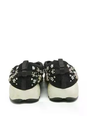 Dior Floral Embellished Mesh Sneakers