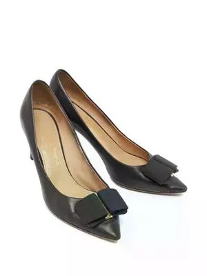 FERRAGAMO 80mm Vara Bow Pumps