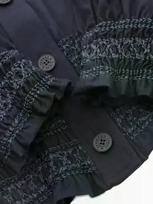Hermès Embroidered Smocked Jacket