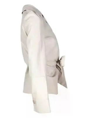 Nanushka Belted Long-sleeve Shirt