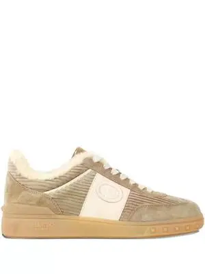 Valentino Garavani Ribbed Lace-up Sneakers