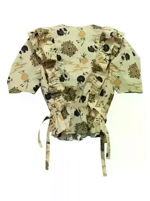Ulla Johnson Floral-print Ruffled Blouse